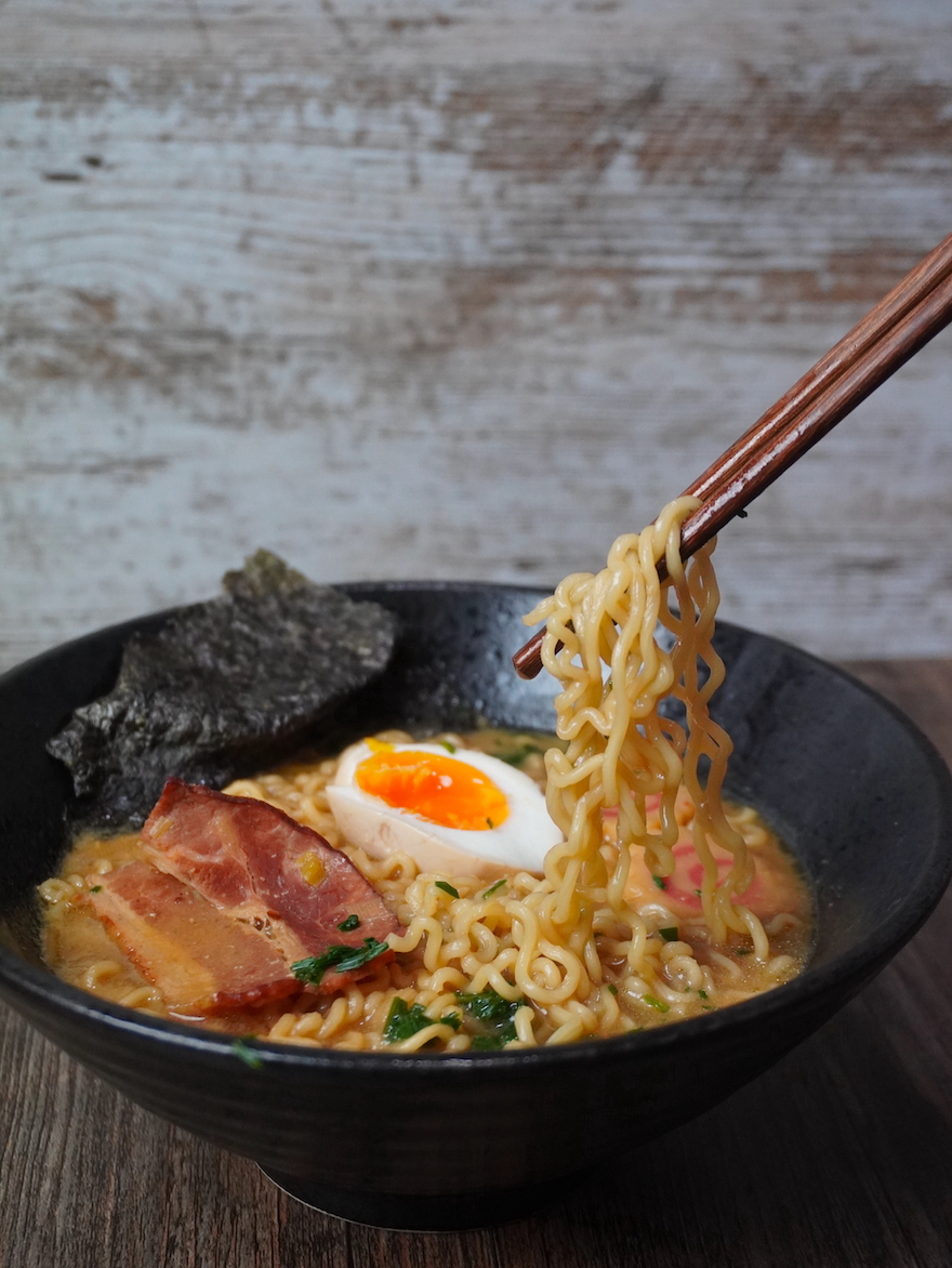 Ramen de miso japonés | versión fácil y rápida 🍜 - Recetas sin lactosa ...
