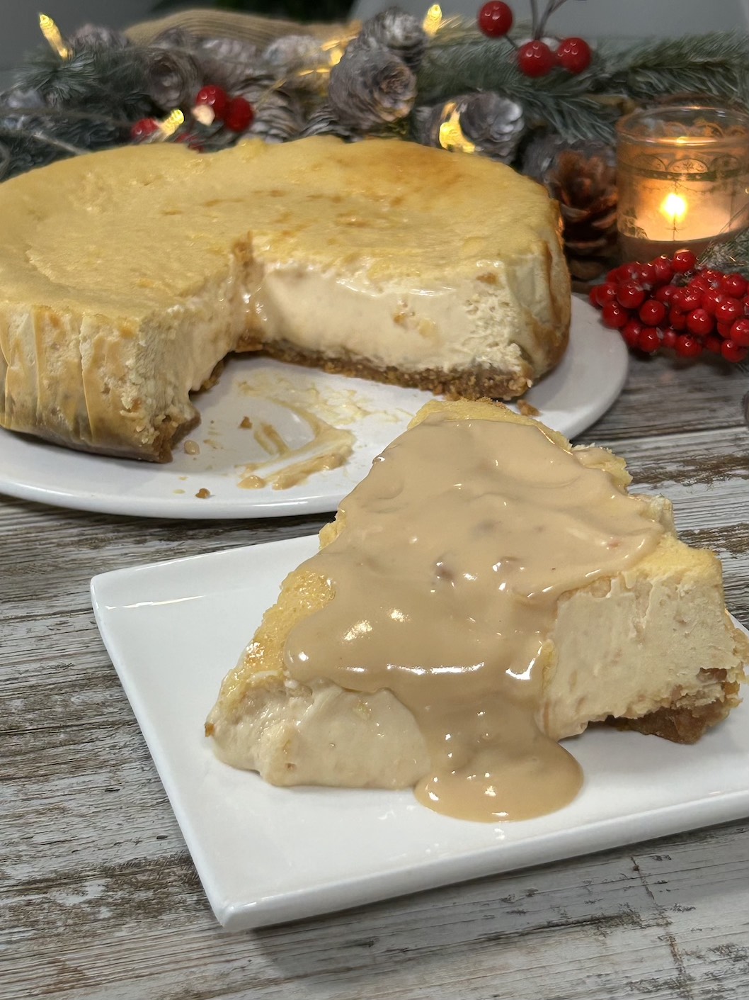 Tarta de queso y turrón | Cheesecake de Jijona cremosa y fundente sin ...